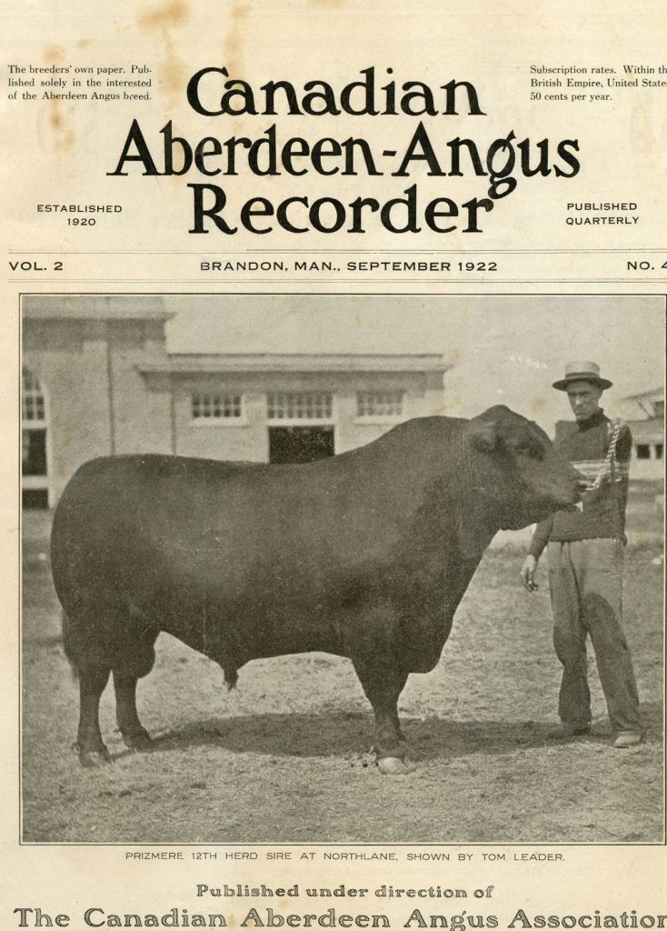 History - Canadian Angus Association