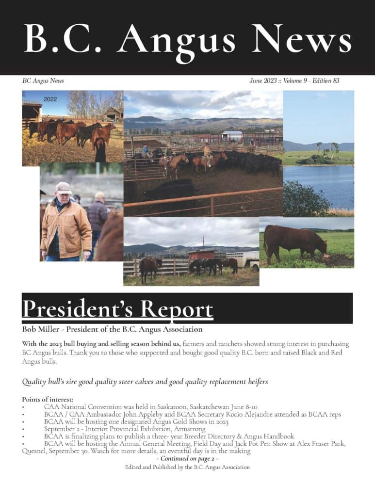 BC Angus Association - Canadian Angus Association