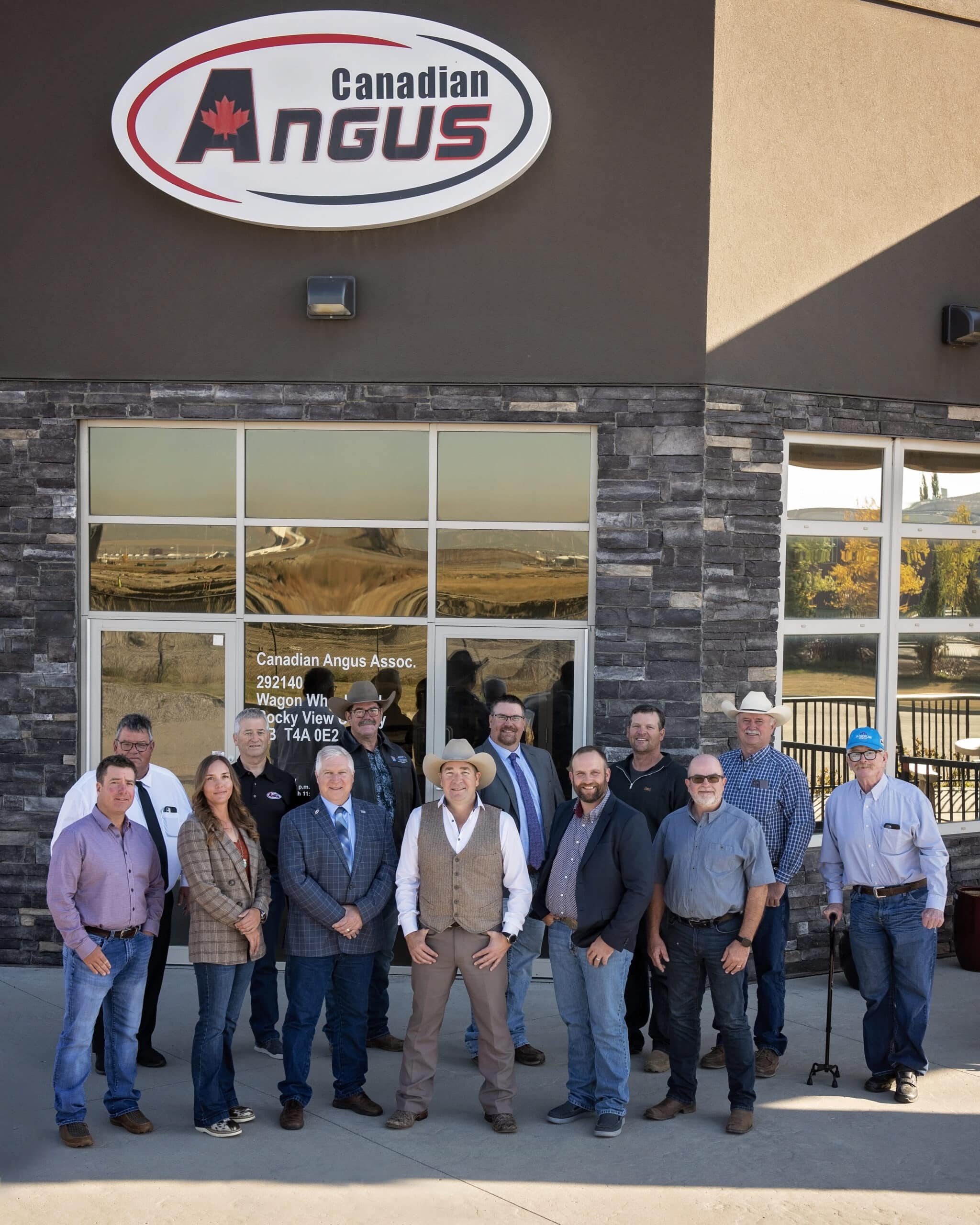 CAA Board with sign Oct 3 2022 - Canadian Angus Association