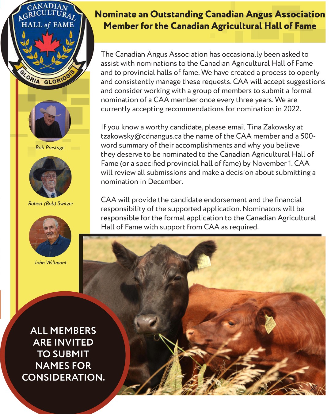 Hall of Fame - Canadian Angus Association