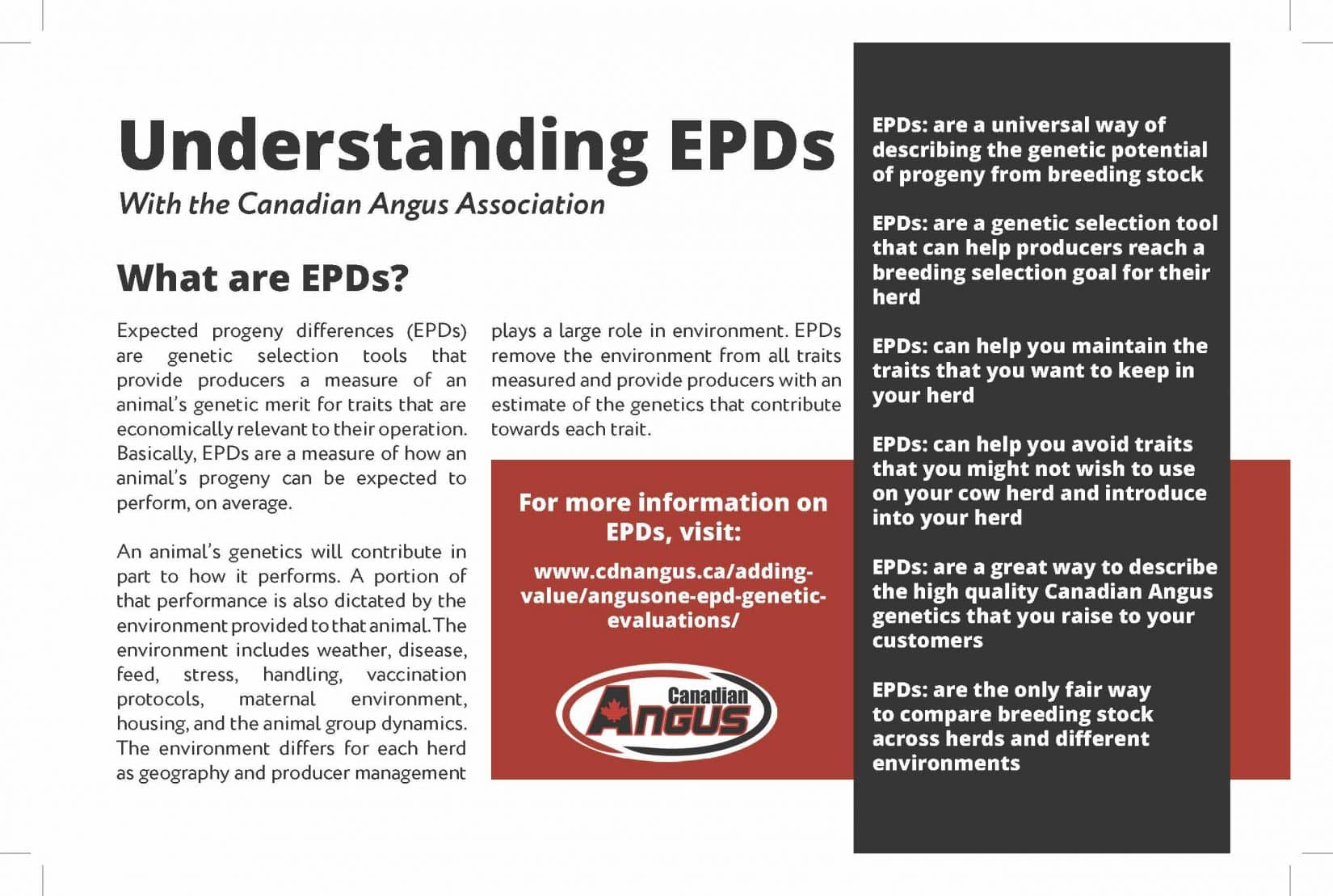 Helping You Prepare For Your Sale - Canadian Angus Association